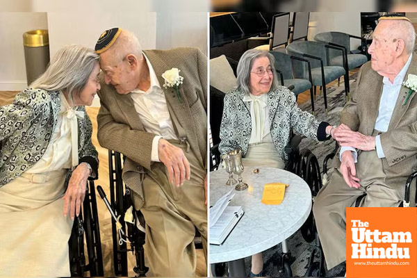 World’s oldest newlyweds: 100-year-old Bernie and 102-year-old Marjorie ...