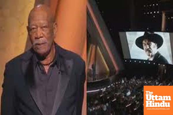 97th Oscars: Morgan Freeman pays Oscars tribute to 'dear friend' Gene ...