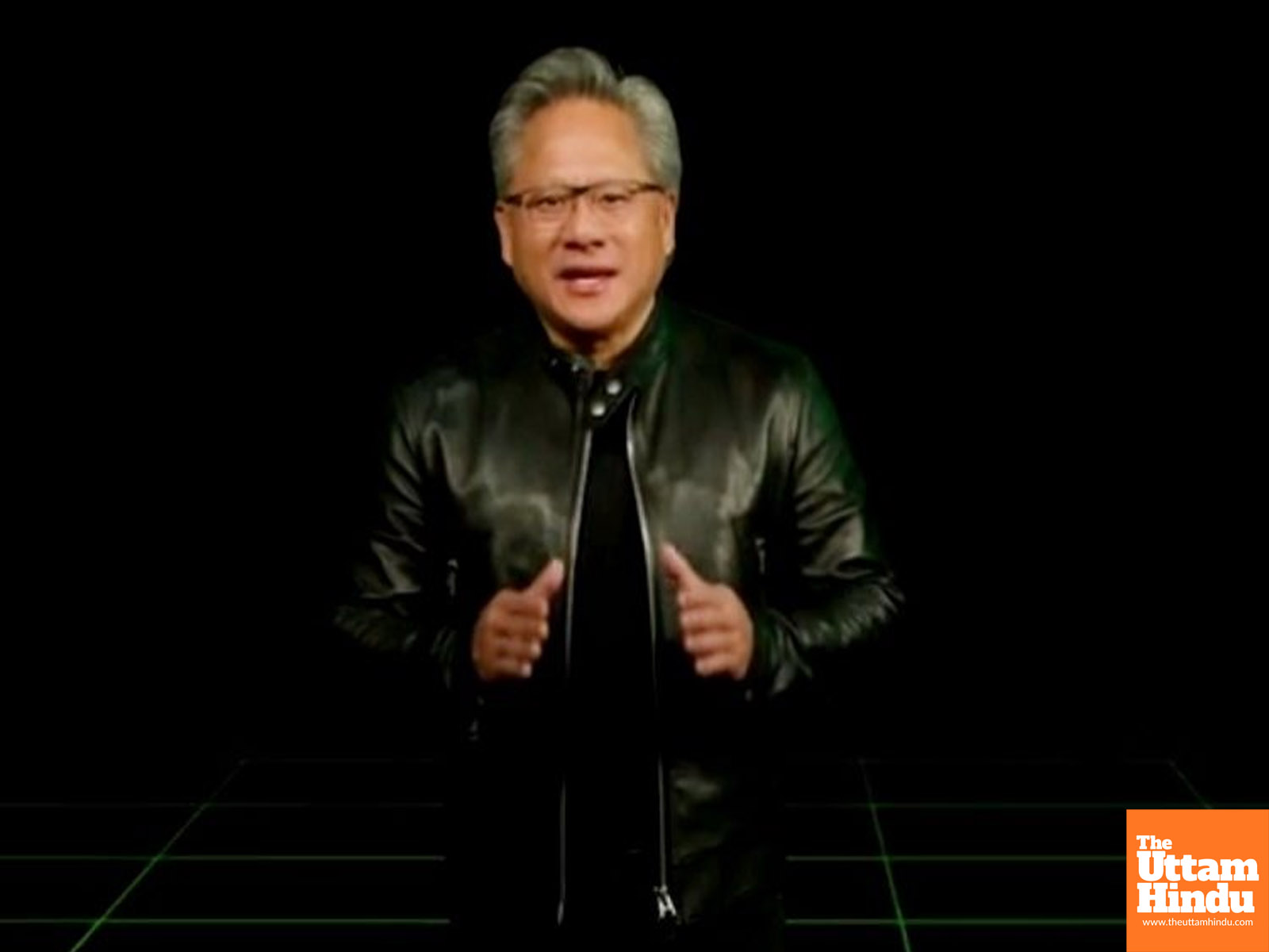Naver founder, Nvidia CEO Jensen Huang discuss AI cooperation